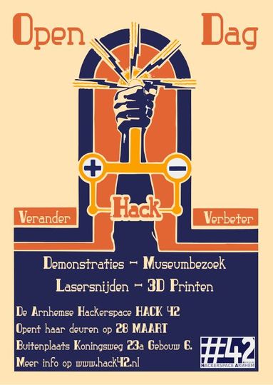 Open dag Hackerspaces 28 maart 2015 - Hack42